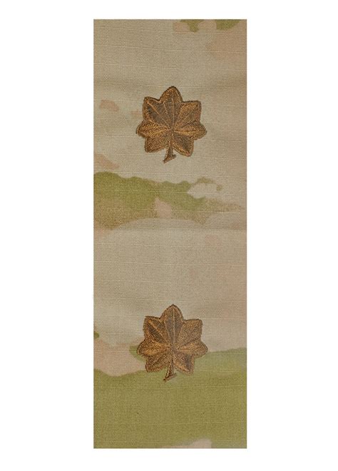 Us Army O4 Major Ocp Sew On For Cap “only” Pair Sta Brite Insignia Inc