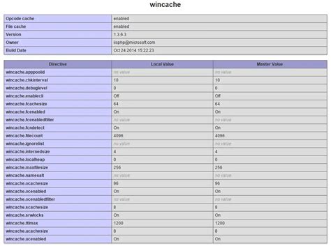 PHP How To Install WinCache On IIS To Improve Performances