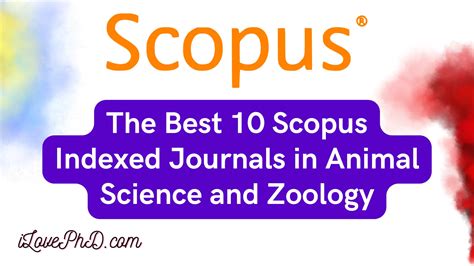 The Best 10 Scopus Indexed Journals In Animal Science And Zoology