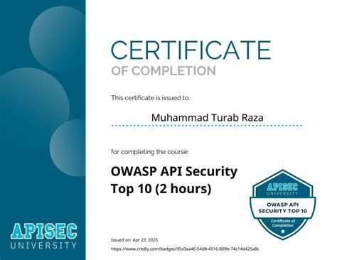 Cybersecurity Apisecurity Owasp Apiprotection Infosec Websecurity Muhammad Turab Raza