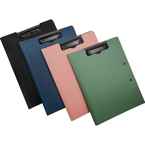 Business Clipboard A4 Folder Double Clip Board File Folder Clip Folder With Clip Cover Singl