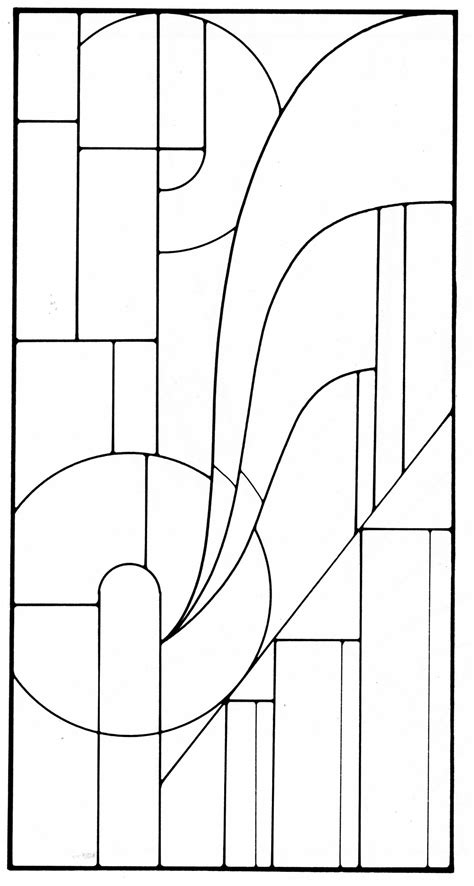 Easy Art Nouveau Stained Glass Patterns Glass Designs