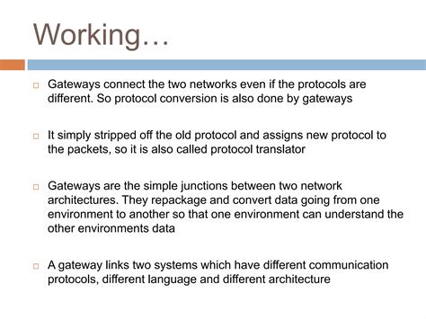 PPT On Basic Of Gateway PPTX