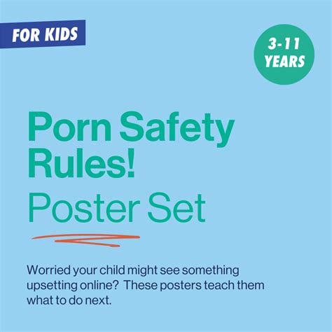 Porn Safety Posters Sex Ed Shop