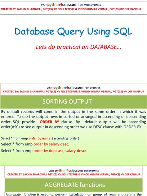 Database Query Using Sql Download Free Pdf String Computer Science
