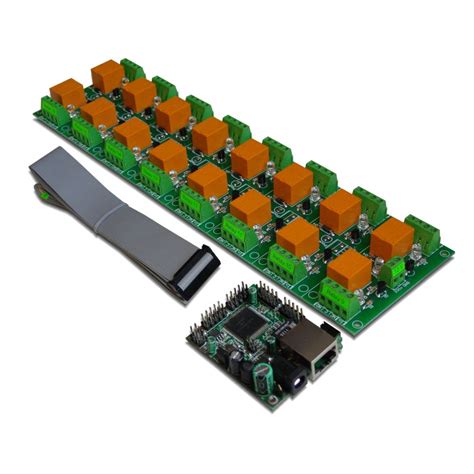 Ethernet 16 Relay Board Controlled Via Web Snmp Internet