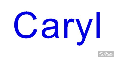 Caryl Name Animated  Logo Designs
