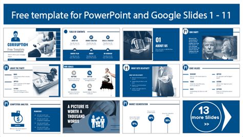 Corruption Template PowerPoint Templates And Google Slides
