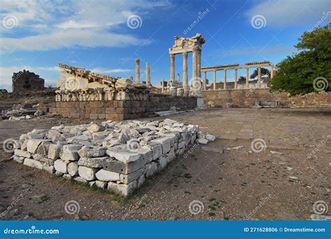 Archaeological Structure In The Form Of A Pyramid In The Ancient