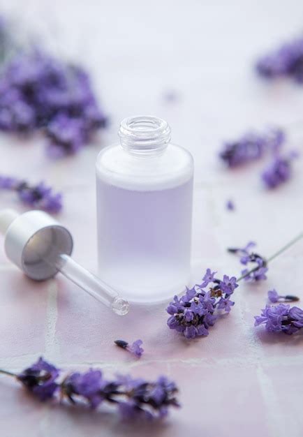 Premium Photo Aromatherapy Lavender Bath Salt And Massage Oil