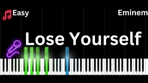 Eminem Lose Yourself Piano Tutorial Easy Youtube