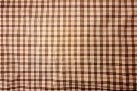 Brown Checker Backgrounds Texture Tartan Premium Ai Generated Image