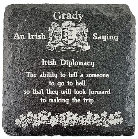 Irish Coat Of Arms Coasters Blessings