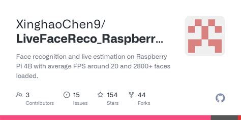 Github Xinghaochen9livefacerecoraspberrypi Face Recognition And