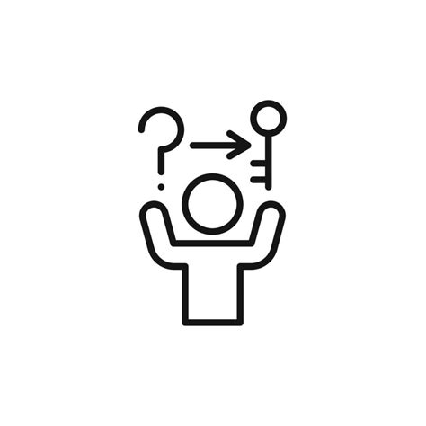 problem solving skills icon outline collection in black 47820199 vector