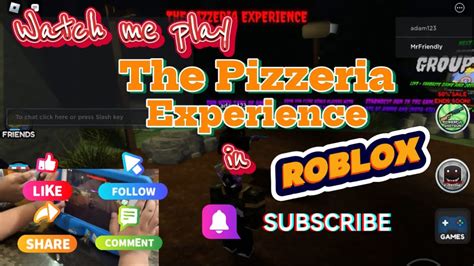 Watch Me Play The Pizzeria Experience In Roblox Thepizzeriaexperience