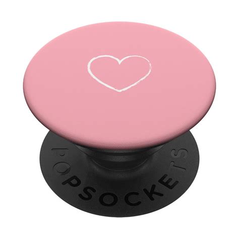 Heart Light Pink Popsockets Adhesive Popgrip Cell Phones