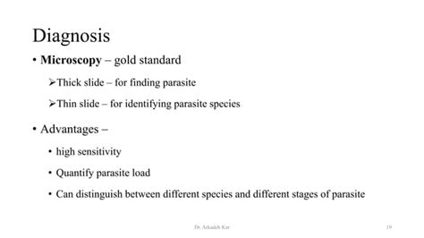 Diagnosis And Management Protocol Of Malaria Ppt