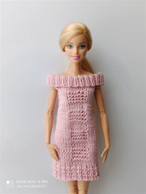 Мастер класс платья спицами для Барби Шьем для кукол вместе ВКонтакте