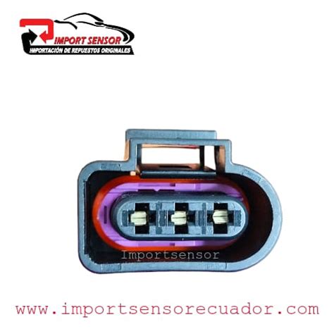CONECTOR 3 PINES SENSOR DE PRESION RIEL VOLKSWAGEN Código SOQ296
