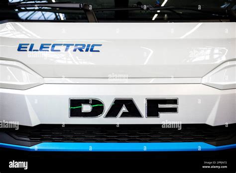 Eindhoven An Assembly Line For Electric Trucks In A Factory On The