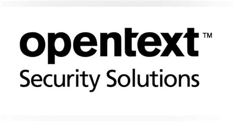 Opentext Security Solutions Security Info Watch