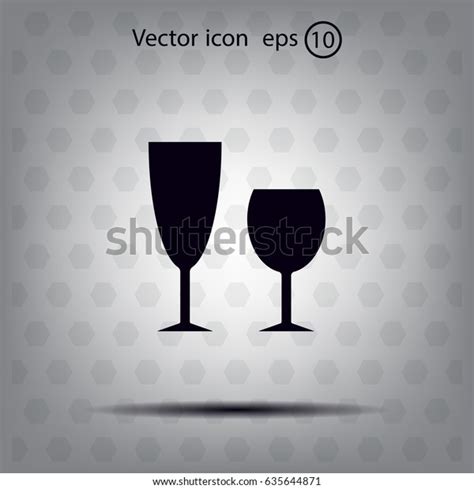 Fragile Packaging Symbol Glass Icon Vector Vector De Stock Libre De