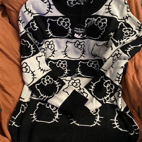 Dolls Kill X Hello Kitty Sweater Deadstock Depop