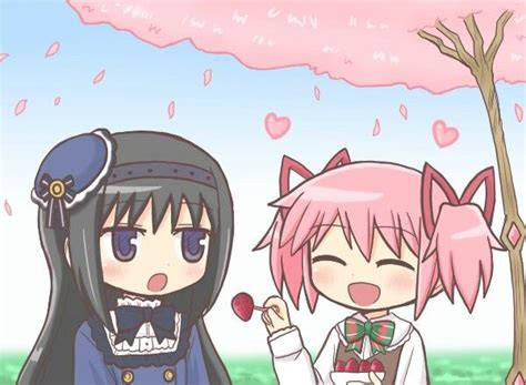 Madoka Magica •ᴗ• 에 있는 M Voilvoil님의 핀 마법소녀 마도카 마기카 마도카 마기카 귀엽다