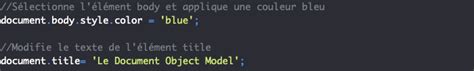 Accéder Aux éléments Dans Un Document Avec Javascript Et Modifier Leur