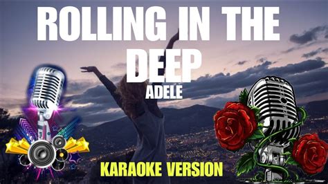 Karaoke Version Rolling In The Deep Adele YouTube