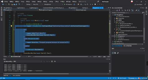 Aspnet Core中使用nlog记录日志netcore Nog记录启动日志 Csdn博客