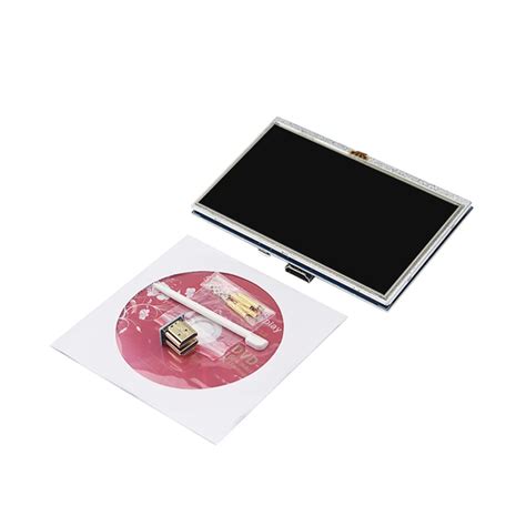 display compatível raspberry pi touchscreen 5 makerhero