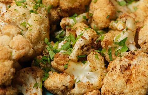 Coliflor Asada Ajo Parmesano Delination
