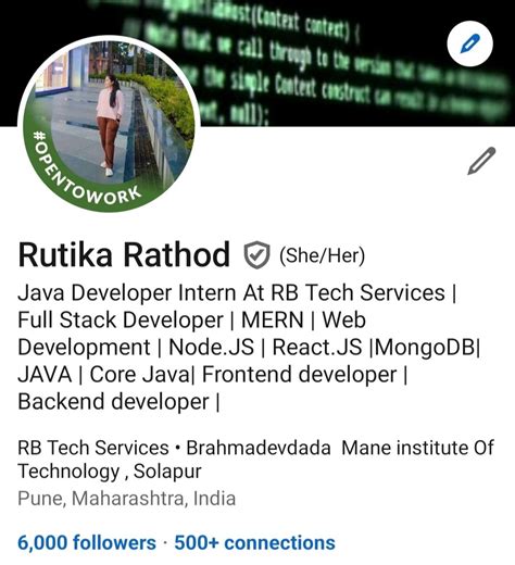 Rutika Rathod On Linkedin Excited To Have Hit 6000 Followers🎉 Its Not Just A Number Its A