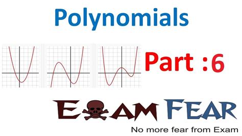 Maths Polynomials Part Number Of Zeroes Of Cubic Polynomials CBSE Class Mathematics X