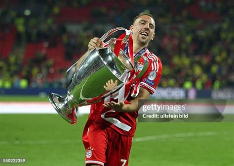 Champions League Cup Franck Ribery Photos And Premium High Res Pictures