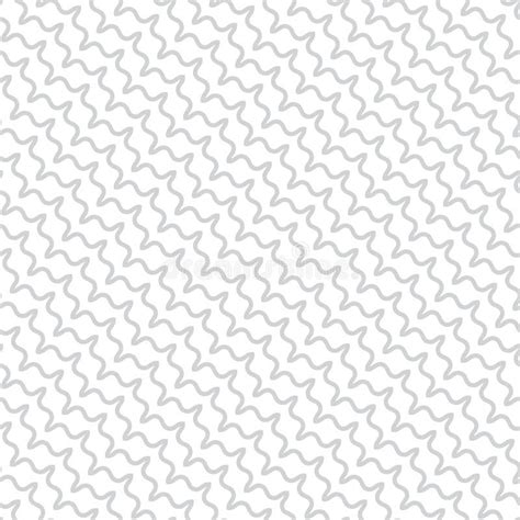 Seamless Pattern With Wave Shaped Shapes Oscillation Of Lines In Space Stock Vector