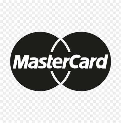 Mastercard Black Vector Logo Free Download 464818 Toppng