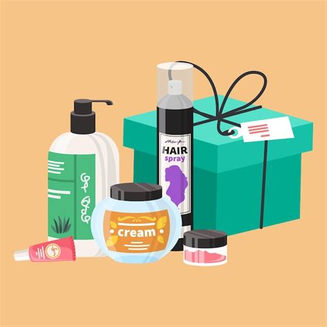 Produits Cosmétiques Pour La Conception De Vecteur De Soins Capillaires