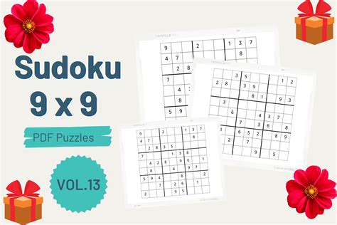96 Sudoku 9x9 Volume 13 Graphic By Labm · Creative Fabrica