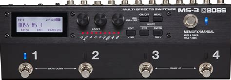 Boss Ms Multi Effects Switcher Combines Internal Fx With Your
