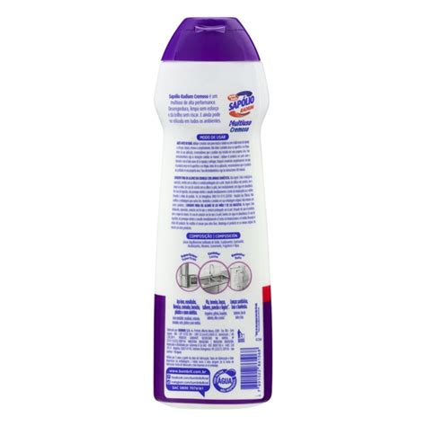 Saponáceo Cremoso Multiuso Lavanda Sapólio Radium Squeeze 250ml Super