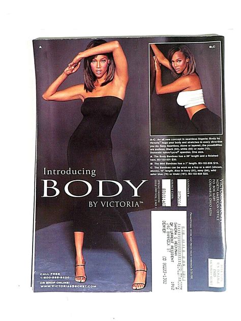 1999 Victorias Secret Catalog Tyra Banks Magazine Spring Fashion Vol