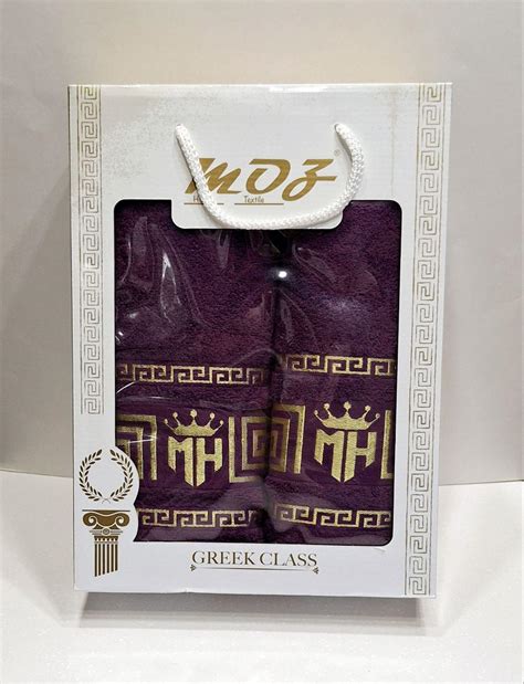 ᐉ Рушники подарункові для ванної кімнати 2 шт Greek Class 161