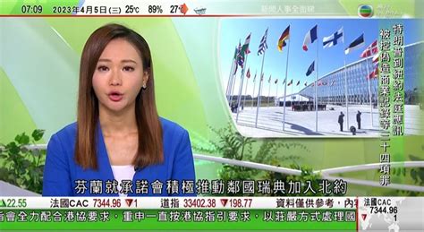 新聞人事全面睇 麥詩敏無綫新聞台《香港早晨》：5 4 2023 麥詩敏也穿藍白色？