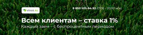 Микрозаймы онлайн Vivus Ru Моментальные займы онлайн без залога и