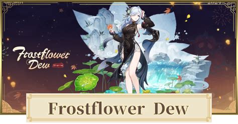 Genshin Impact Skin Of Shenhe Frostflower Dew Looks And How To Get