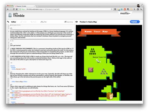 Mozilla Thimble Browser Based Html And Css Editor Churchmag