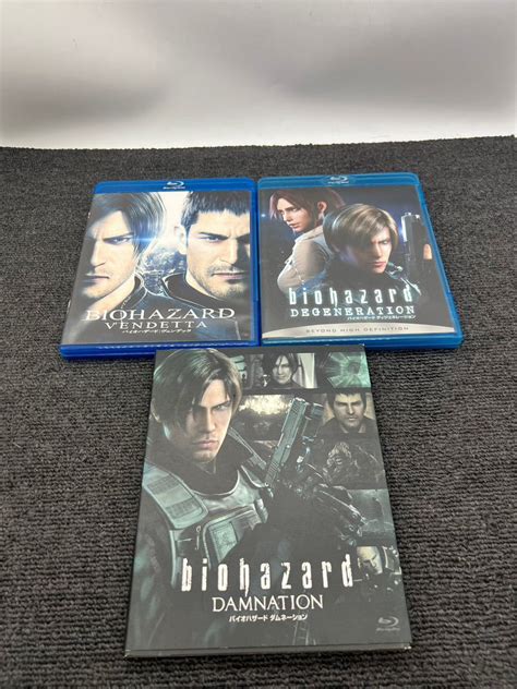 【やや傷や汚れあり】バイオハザード ディジェネレーション Blu Ray ポールメルスィエ 山野井 仁 アリソン・コート 甲斐田 裕子ヴェンデ